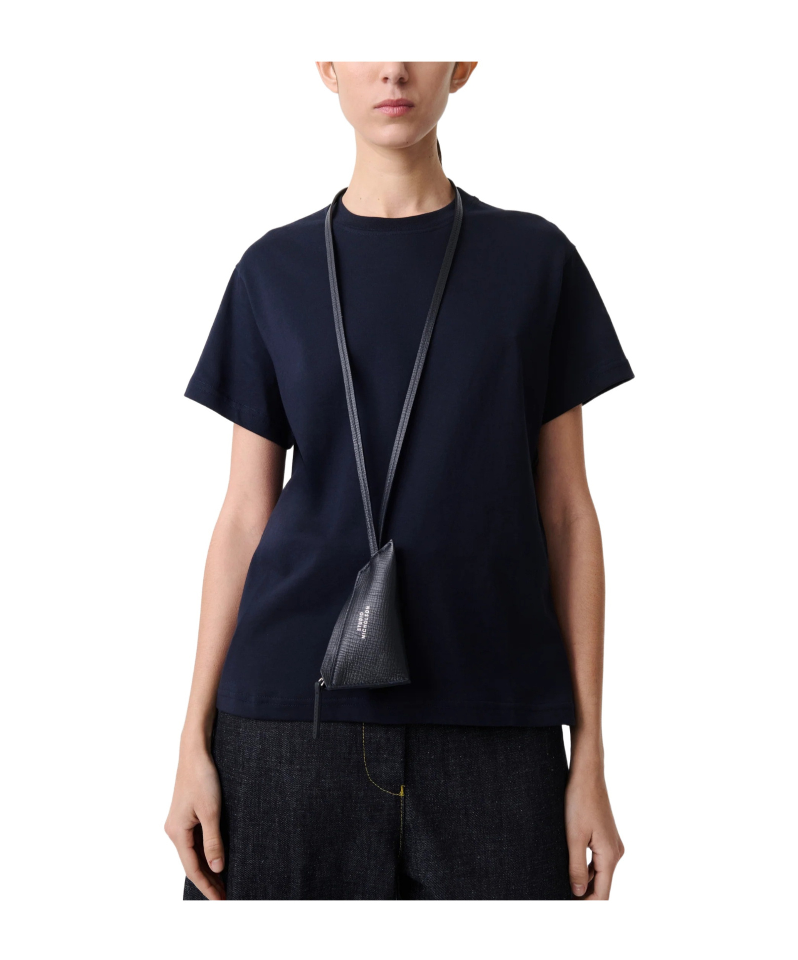 STUDIO NICHOLSON STUDIO NICHOLSON Marine Crewneck T-Shirt